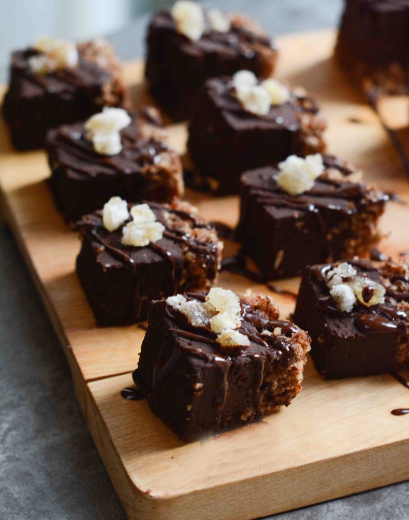 Gingerbread Brownie Bars (gf/df) – Elemental Custard